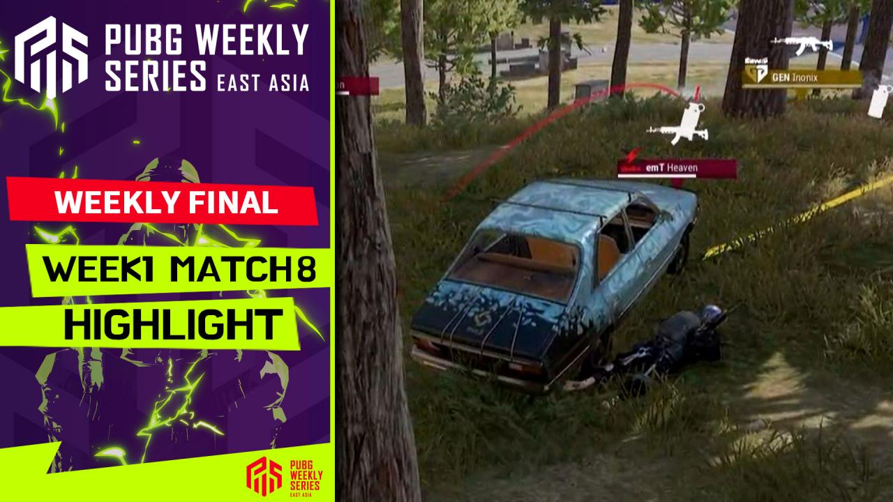 위클리 파이널 WEEK1 MATCH8 하이라이트ㅣPWS: EAST ASIA Phase 1 | SOOP VOD
