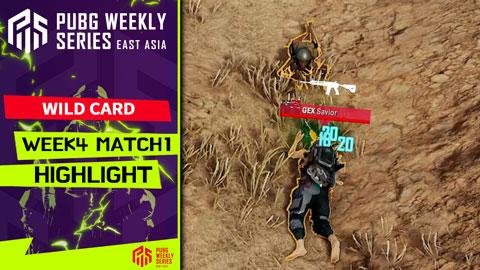 와일드 카드 WEEK4 MATCH1 하이라이트ㅣPWS: EAST ASIA Phase 1 | 아프리카TV VOD