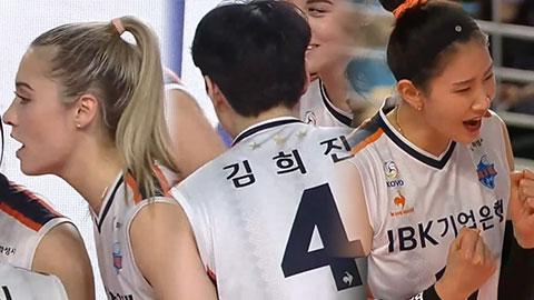 1세트와 다른 분위기! 2세트 3연속 득점으로 시작하는 IBK기업은행 | SOOP VOD