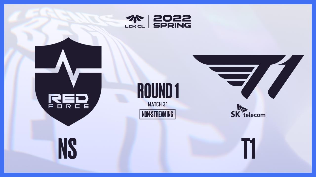 NS VS T1 | Match31 01.20 (비방송) | 2022 LCK CL Spring | SOOP VOD
