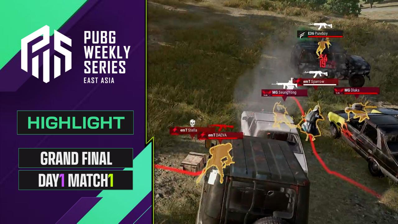 그랜드 파이널 DAY1 MATCH1 하이라이트ㅣPWS: EAST ASIA Phase 1 | SOOP VOD
