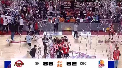 압도적인 실력으로 KBL 챔피언의 자리에 오르는 SK나이츠 | SOOP VOD