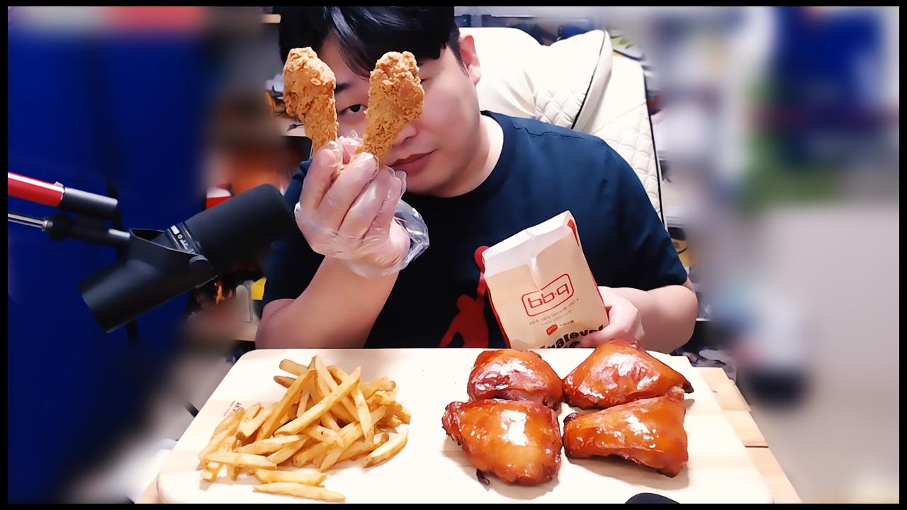 치잘알 싸식이의 BBQ 스모크치킨세트 【Mukbang】 | SOOP VOD