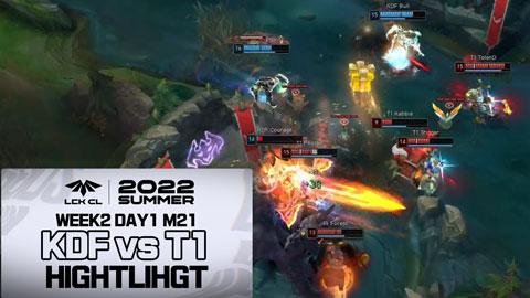 [KDF vs T1] 2022 LCK CL 서머 하이라이트 l 6월 20일 | SOOP VOD