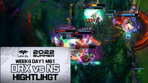 [DRX vs NS] 2022 LCK CL 서머 하이라이트 l 7월 4일 | SOOP VOD