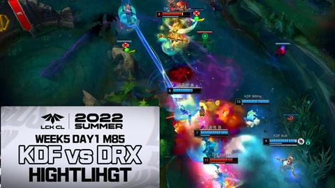 [KDF vs DRX] 2022 LCK CL 서머 하이라이트 l 7월 11일 | SOOP VOD