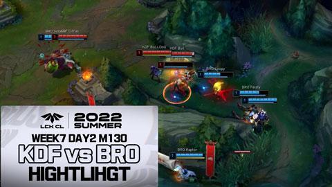 [KDF vs BRO] 2022 LCK CL 서머 하이라이트 l 7월 26일 | SOOP VOD