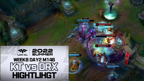 [KT vs DRX] 2022 LCK CL 서머 하이라이트 l 8월 2일 | 아프리카TV VOD