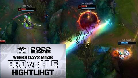 [BRO vs HLE] 2022 LCK CL 서머 하이라이트 l 8월 2일 | SOOP VOD