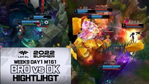 [BRO vs DK] 2022 LCK CL 서머 하이라이트 l 8월 8일 | SOOP VOD