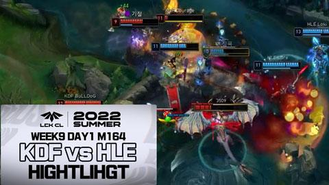 [KDF vs HLE] 2022 LCK CL 서머 하이라이트 l 8월 8일 | SOOP VOD