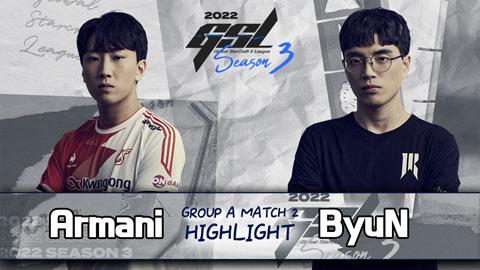 2022 GSL 시즌3 20강 A조 2경기 하이라이트｜8월22일 | SOOP VOD