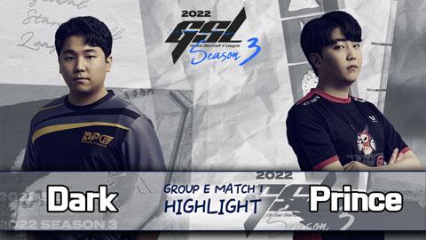 2022 GSL 시즌3 20강 E조 1경기 하이라이트｜9월8일 | SOOP VOD
