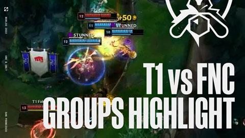 [T1 vs FNC] 2022 LoL 월드 챔피언십 그룹 스테이지 DAY2 하이라이트 l 10월9일 | SOOP VOD