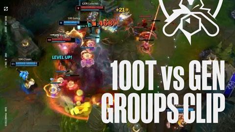 젠지가 협곡에 그린 그림 | 100T vs GEN | SOOP VOD