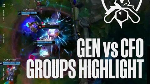 [GEN VS CFO] 2022 LoL 월드 챔피언십 그룹 스테이지 DAY4 하이라이트 l 10월11일 | SOOP VOD