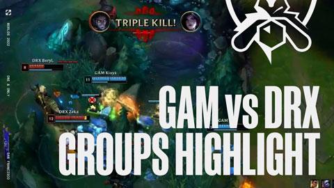 [GAM VS DRX] 2022 LoL 월드 챔피언십 그룹 스테이지 DAY4 하이라이트 l 10월11일 | SOOP VOD