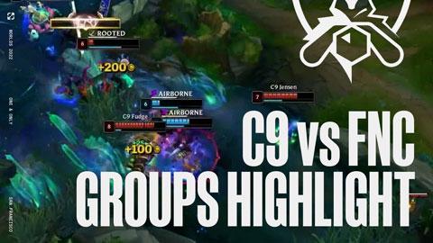 [C9 vs FNC] 2022 LoL 월드 챔피언십 그룹 스테이지 DAY5 하이라이트 l 10월14일 | 아프리카TV VOD