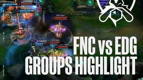 [FNC vs EDG] 2022 LoL 월드 챔피언십 그룹 스테이지 DAY5 하이라이트 l 10월14일 | SOOP VOD