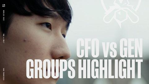 [CFO vs GEN] 2022 LoL 월드 챔피언십 그룹 스테이지 DAY8 하이라이트 l 10월17일 | SOOP VOD