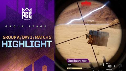 그룹 스테이지 A조 1일차 5경기 하이라이트 | PGC 2022 | SOOP VOD