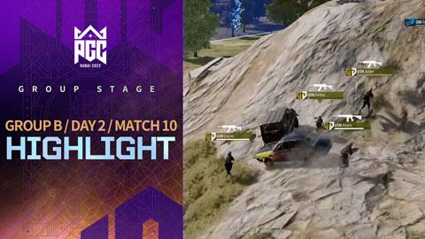 그룹 스테이지 B조 2일차 10경기 하이라이트 | PGC 2022 | SOOP VOD