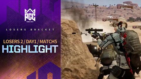 패자 브래킷 2 1일차 5경기 하이라이트 | PGC 2022 | SOOP VOD