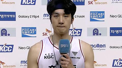 삼성 vs KGC 경기 MVP 배병준선수 인터뷰 | SOOP VOD