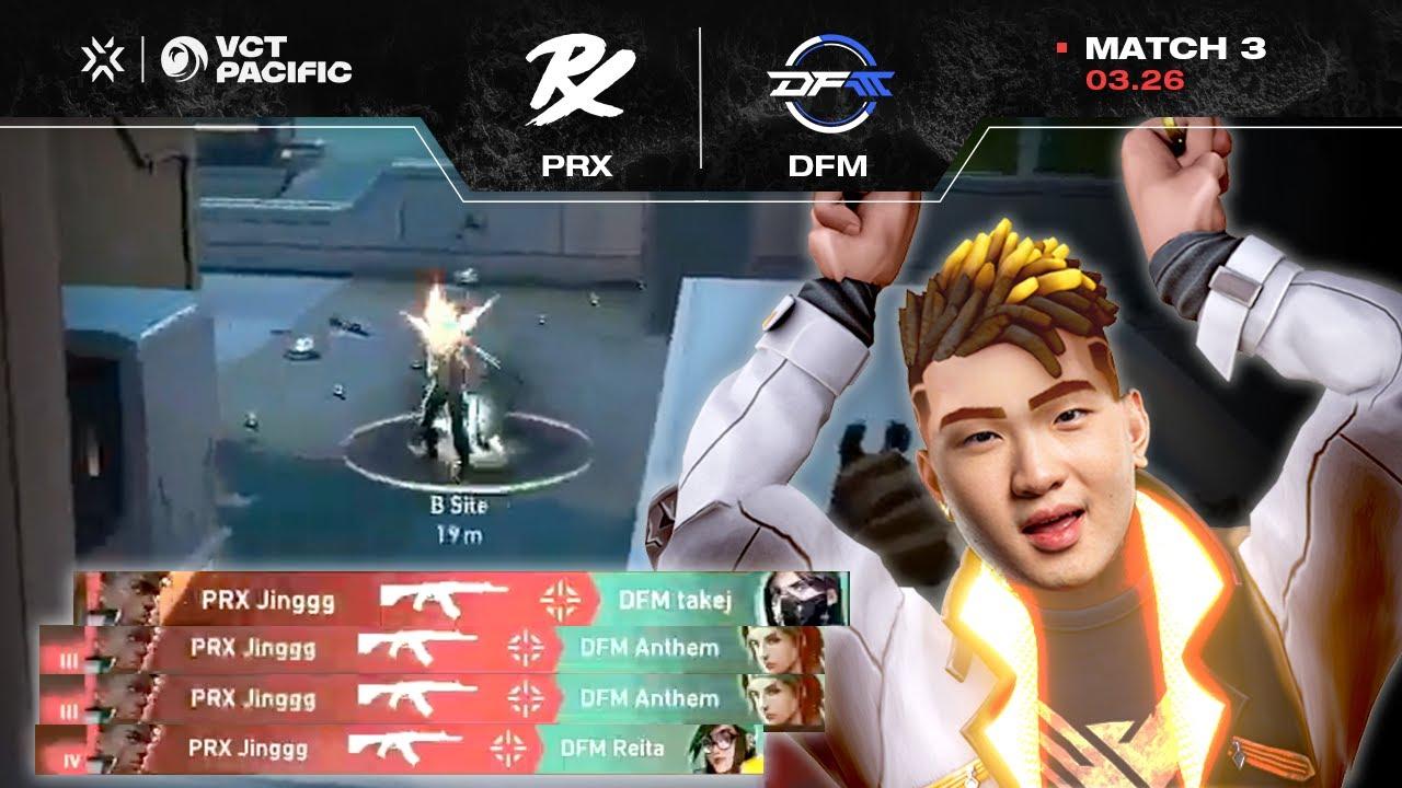 PRX vs DFM - 리그플레이 2일차 1경기 하이라이트 | VCT Pacific | SOOP VOD