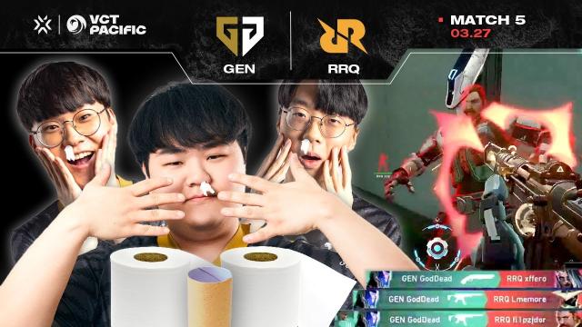 GEN vs. RRQ - 리그플레이 3일차 1경기 하이라이트 | VCT Pacific | SOOP VOD