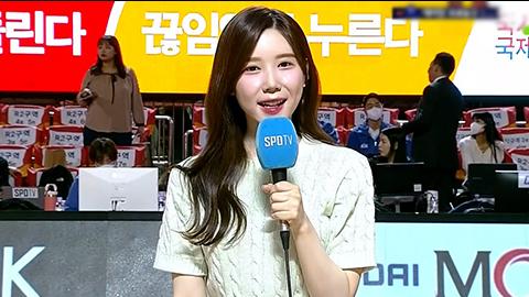 SK vs KGC의 챔피언결정전 5차전, 김예솔 리포터의 사이드 리포팅! | SOOP VOD