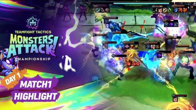 1일차 1경기 하이라이트 ㅣTFT 괴물 습격! 챔피언십 | 아프리카TV VOD
