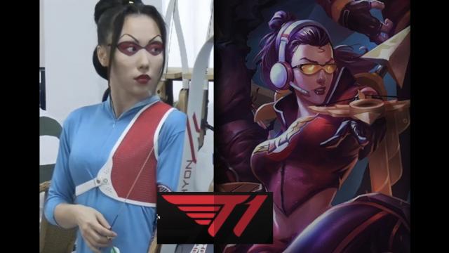 [캐치]최가네) 현실판 SKT T1 베인 양궁장에 “등장” | SOOP VOD