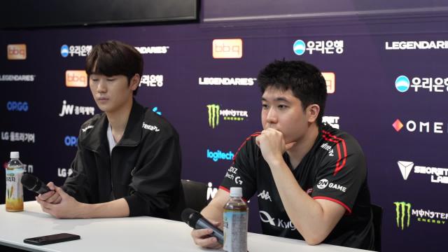 2023 LCK Summer 1R KT전 패장인터뷰 | SOOP VOD