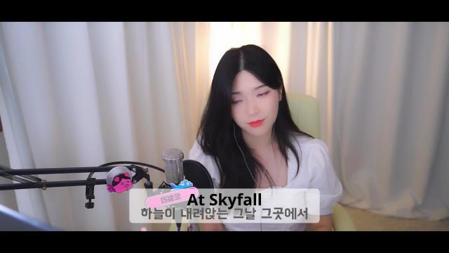 Adele - Skyfall (covered by 도일리) | SOOP VOD