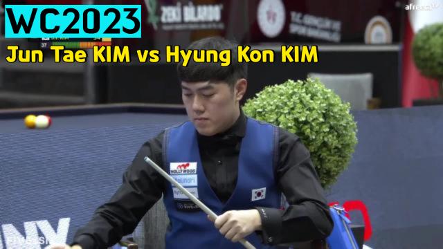 [WC2023_T1] Q_Day-1 Jun Tae KIM vs Hyung Kon KIM_World Championship ...