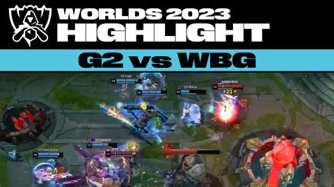 [G2 vs WBG] 2023 월드 챔피언십 하이라이트 | 10월 20일 | SOOP VOD