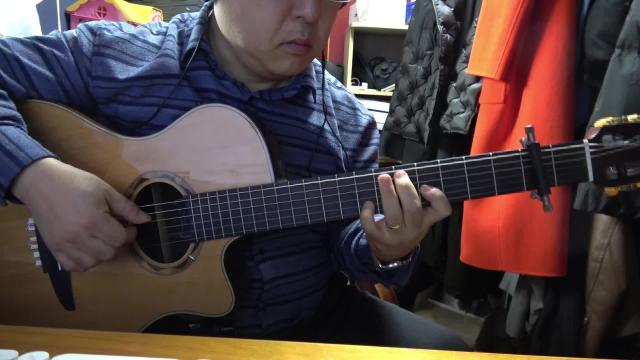Shape of my heart - Sting, Dominic Miller, guitar cover with capo on ...