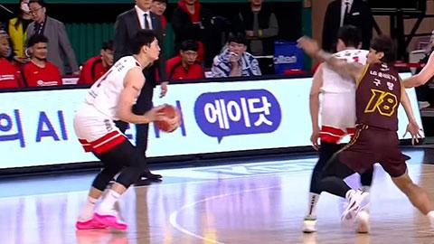 안영준 연속 3점포! 3점으로만 득점하는 SK | SOOP VOD