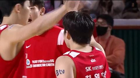 SK의 3연속 스틸 3연속 속공 | SOOP VOD