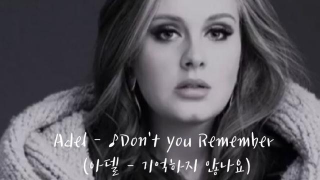 Adele - don't you remember 🎶 🎵 | SOOP VOD