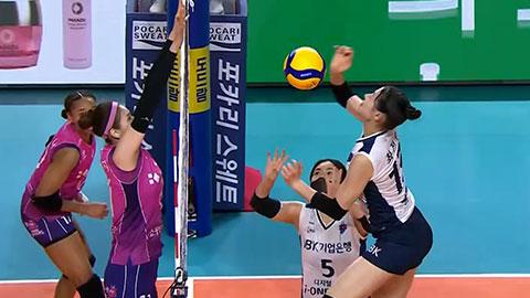 슈퍼랠리에서 마지막 토스가 낮았던 IBK | SOOP VOD