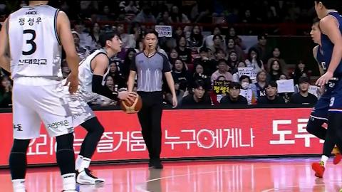 연속 3점슛, 오늘 외곽이 터지는 KT! | SOOP VOD