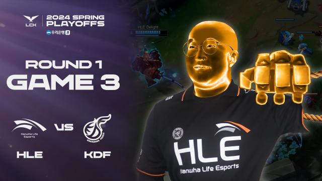 금빛 그랩 | HLE vs. KDF 게임3 하이라이트 | 03.24 | 2024 LCK 스프링 스플릿 | SOOP VOD