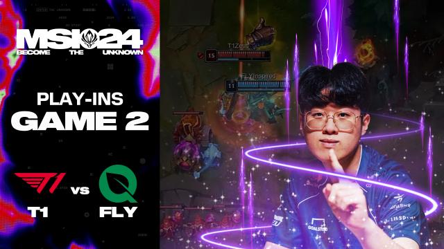 내가 사라져볼게~ 하나 둘 셋 얍! | T1 vs. FLY 게임2 하이라이트 | 플레이-인 Day 3 | 2024 MSI | SOOP VOD