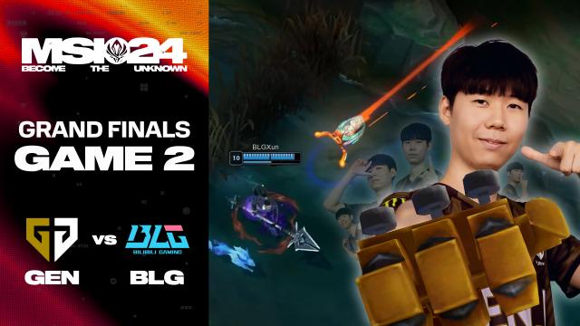 League of LeHANDS | GEN vs. BLG 게임2 하이라이트 | 결승전 | 2024 MSI | SOOP VOD
