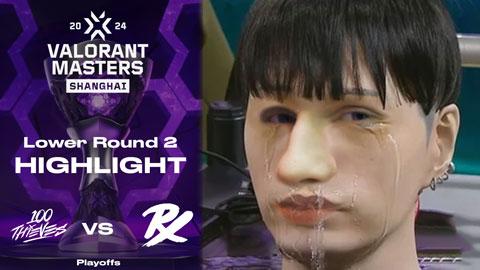 100T vs. PRX 하이라이트 - 플레이오프 하위조 2라운드 1경기 | VCT 마스터스 상하이 | SOOP VOD