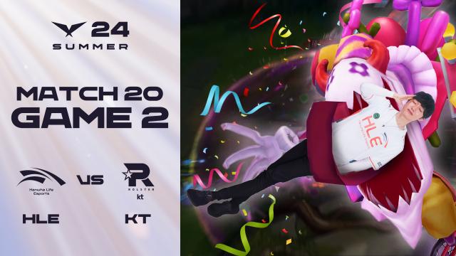 서프라이즈~! | HLE vs. KT 게임2 하이라이트 | 06.23 | 2024 LCK 서머 스플릿 | SOOP VOD