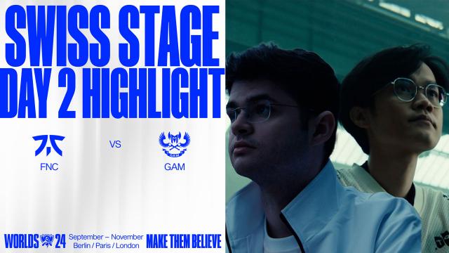 [FNC vs GAM] 2024 WORLDS SWISS STAGE 하이라이트 | 10월 04일 | SOOP VOD