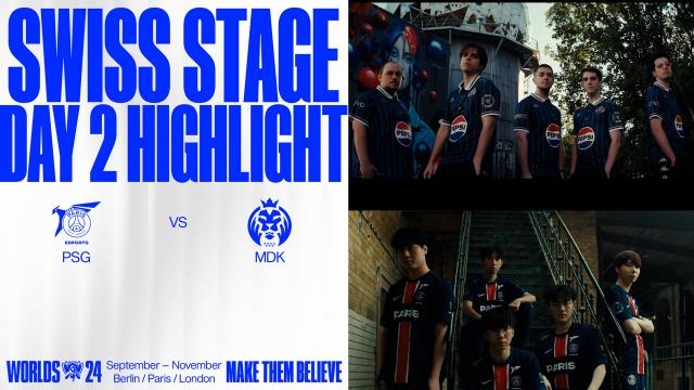 [PSG vs MDK] 2024 WORLDS SWISS STAGE 하이라이트 | 10월 04일 | SOOP VOD